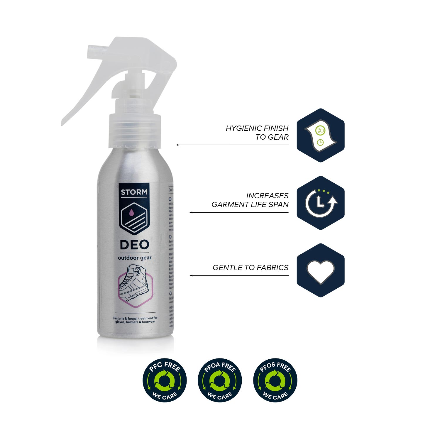 Storm Footwear deo spray 100ml | 99-lt. Katalog | Stk | C525010-99-Stk